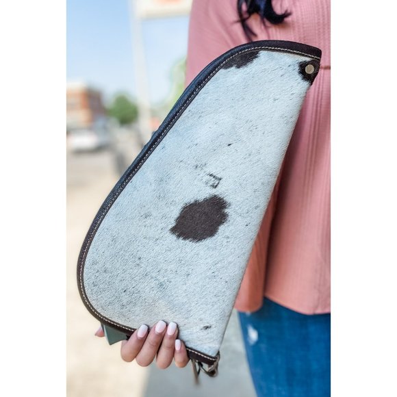 Myra Bag | Accessories | Nwt Myra Bag Brown White Cowhide Gun Cover ...